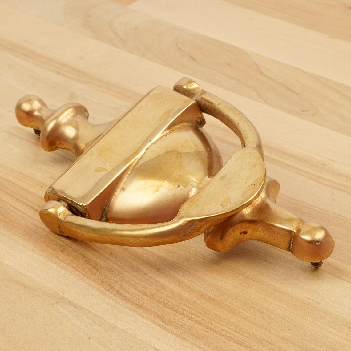 Door Knocker Simple Design Vintage Solid Brass - Etsy UK