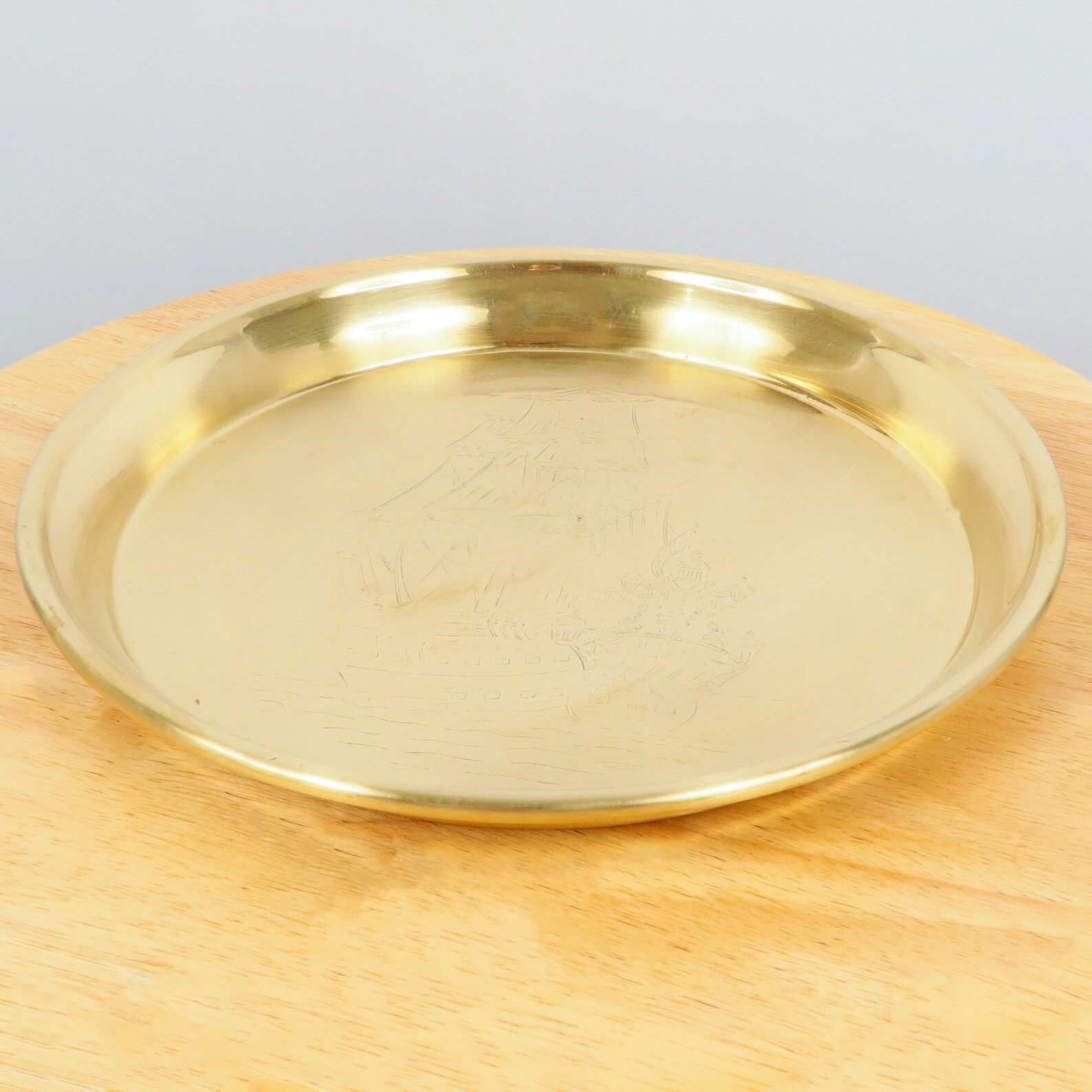 27 Cm Dish / Plate / Tray || Ship / Boat Design || Nautical || Vintage ...