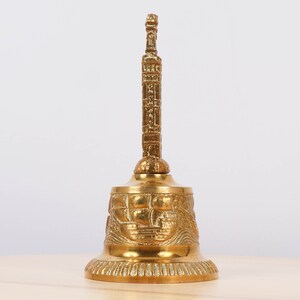 Desk Bell / Hand Bell || Handmade Engraved Ship Ornaments and a Tower ...