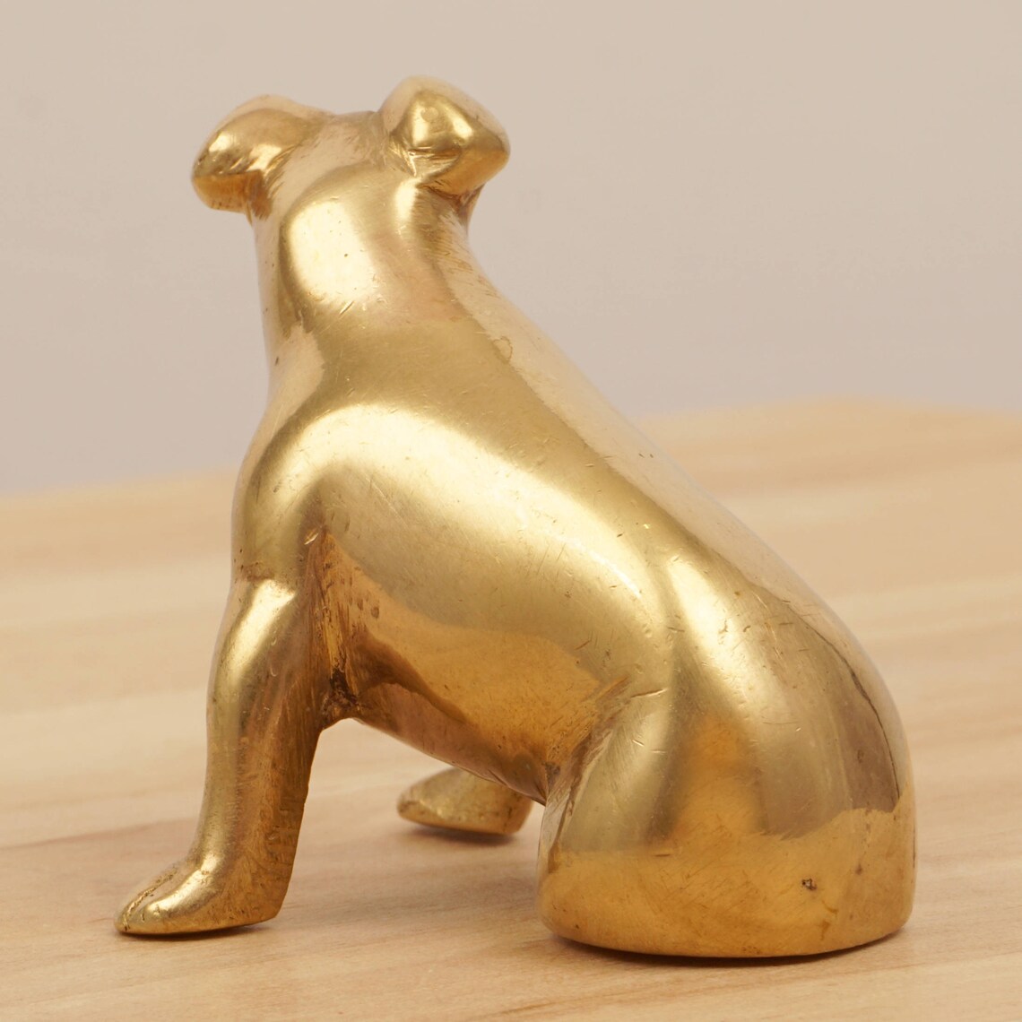 Bulldog Vintage Dog Sculpture Statue Metal Alloy - Etsy