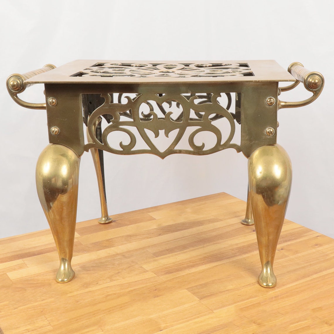 Step Stool / Footman / Plant Stand / Brass Table / Fireplace | Etsy