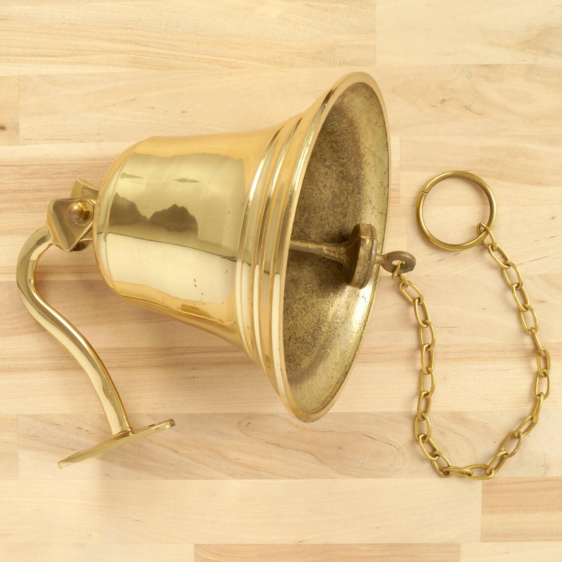 Ship Fog Bell / Ship Bell || Vintage Solid Brass || Wall Hanging Bell ...
