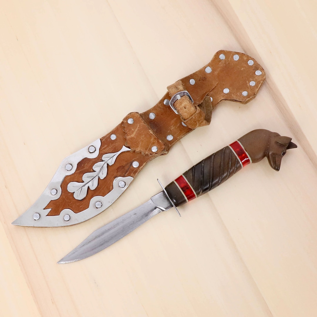 Letter Opener / Knife / Envelope Cutter / Dagger || Vintage Solid Wood ...