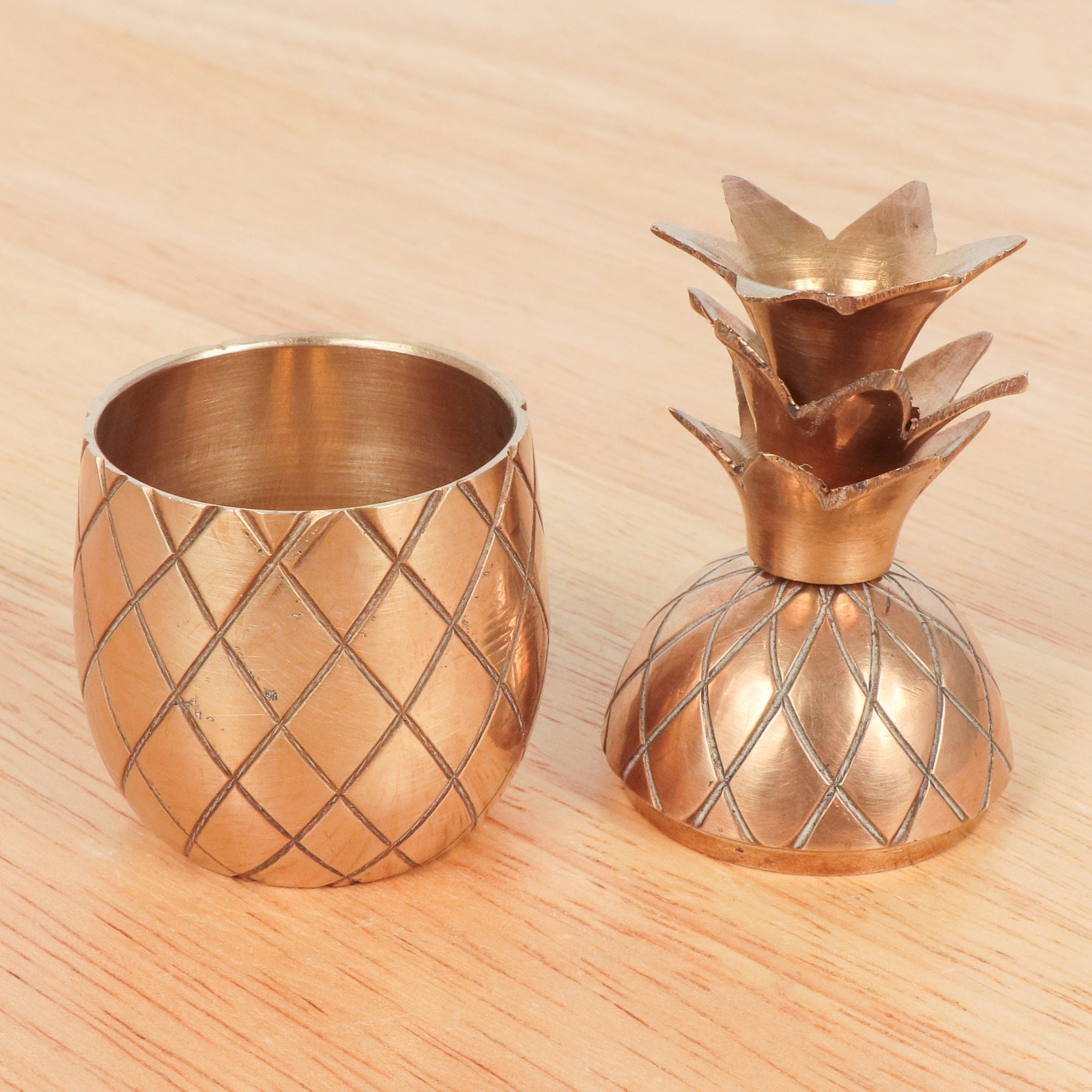 Pineapple Box / Mini Container / Candle Holder / Home Decor - Etsy UK