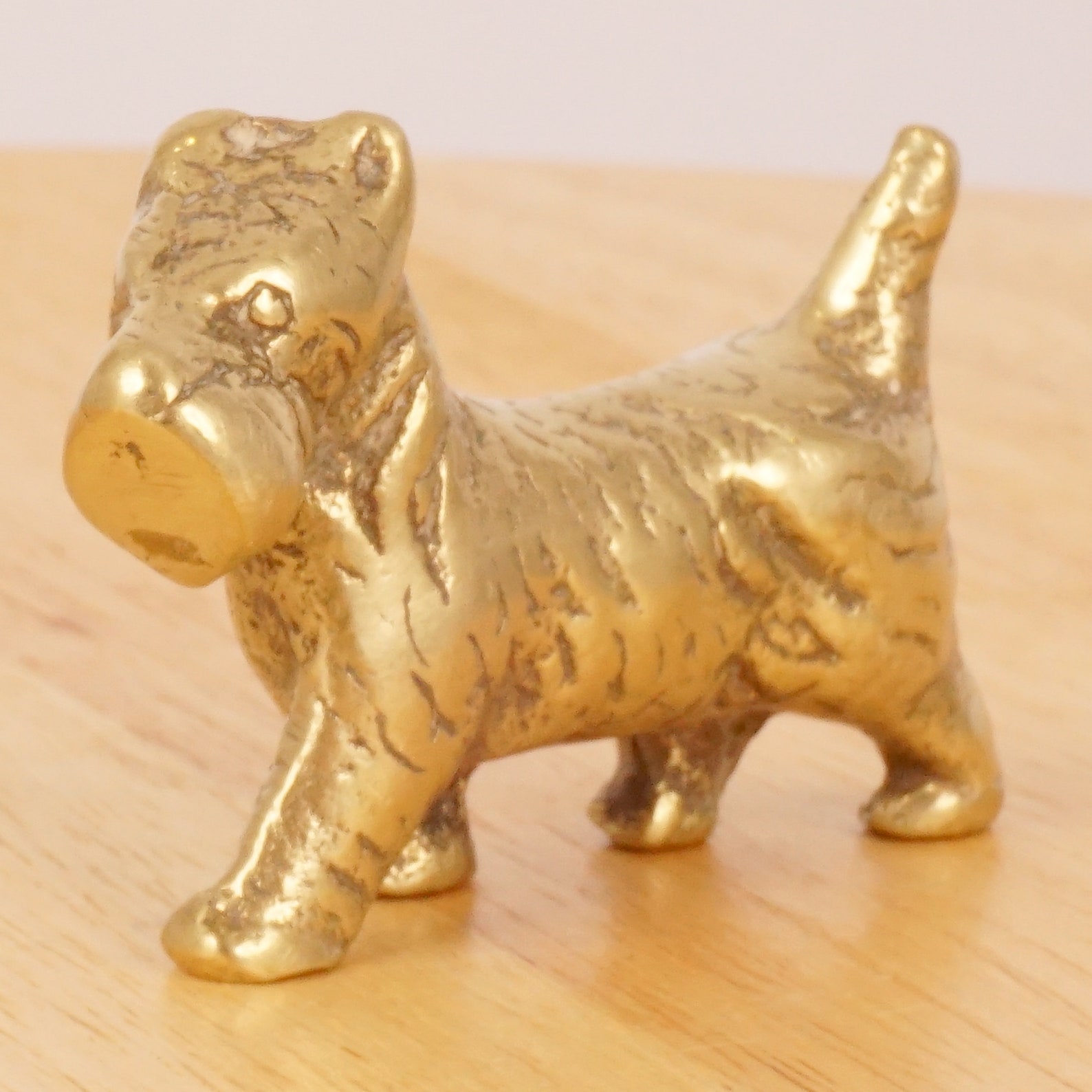 Dog Figurine / Statuette / Sculpture || Scottish Terrier || Vintage ...