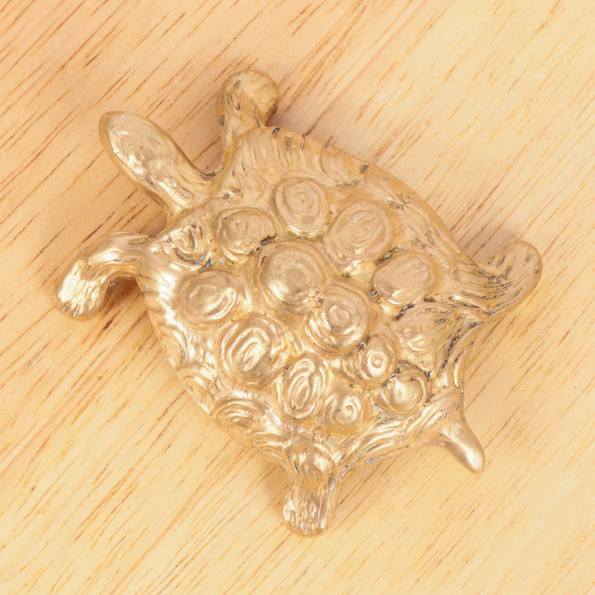 Turtle Figurine / Sculpture || Vintage Solid Brass Peerage - Etsy
