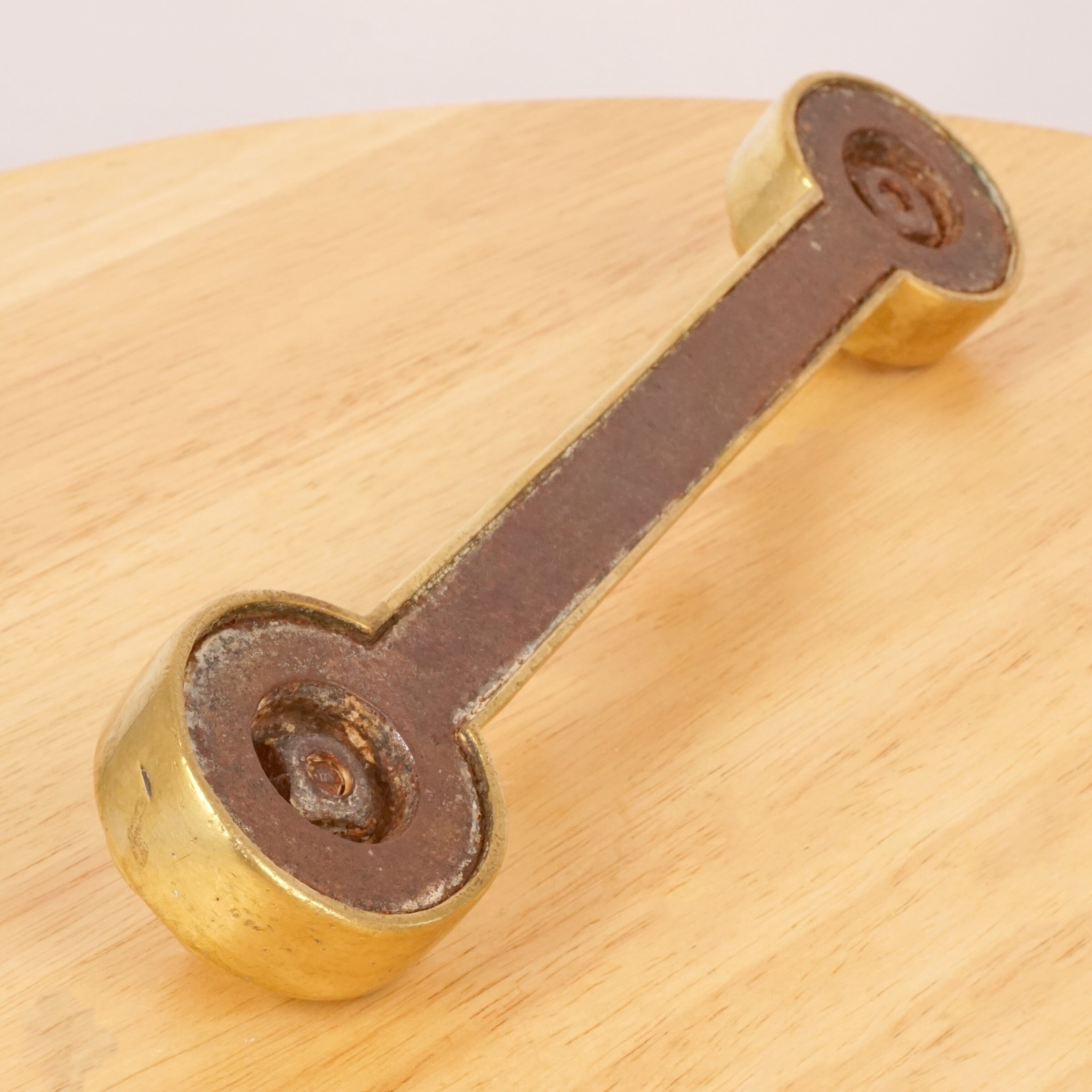 Antique Paperweight Simple design solid brass with cast | Etsy