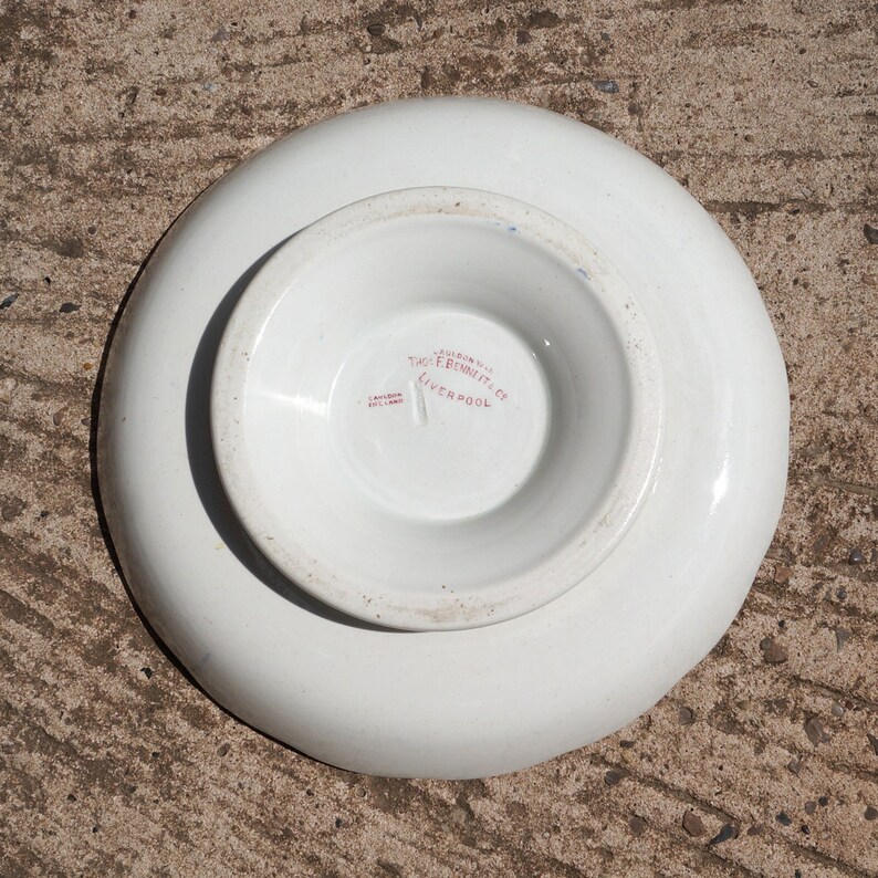 Vintage Porcelain Tray Cauldon Ware Liverpool England - Etsy