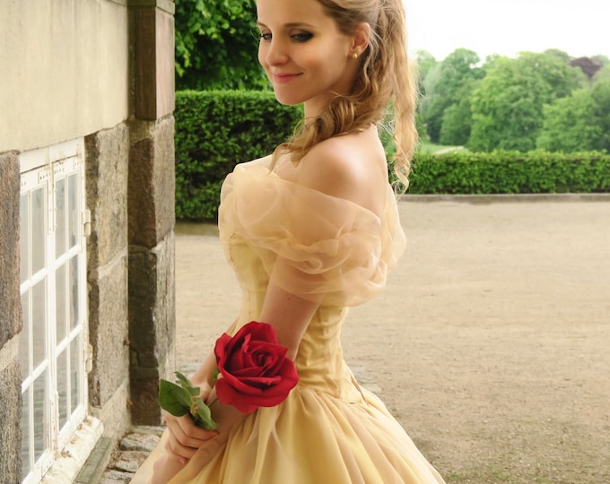 Princess Belle Gown - Beauty and the Beast Costume Ball Dress - Etsy