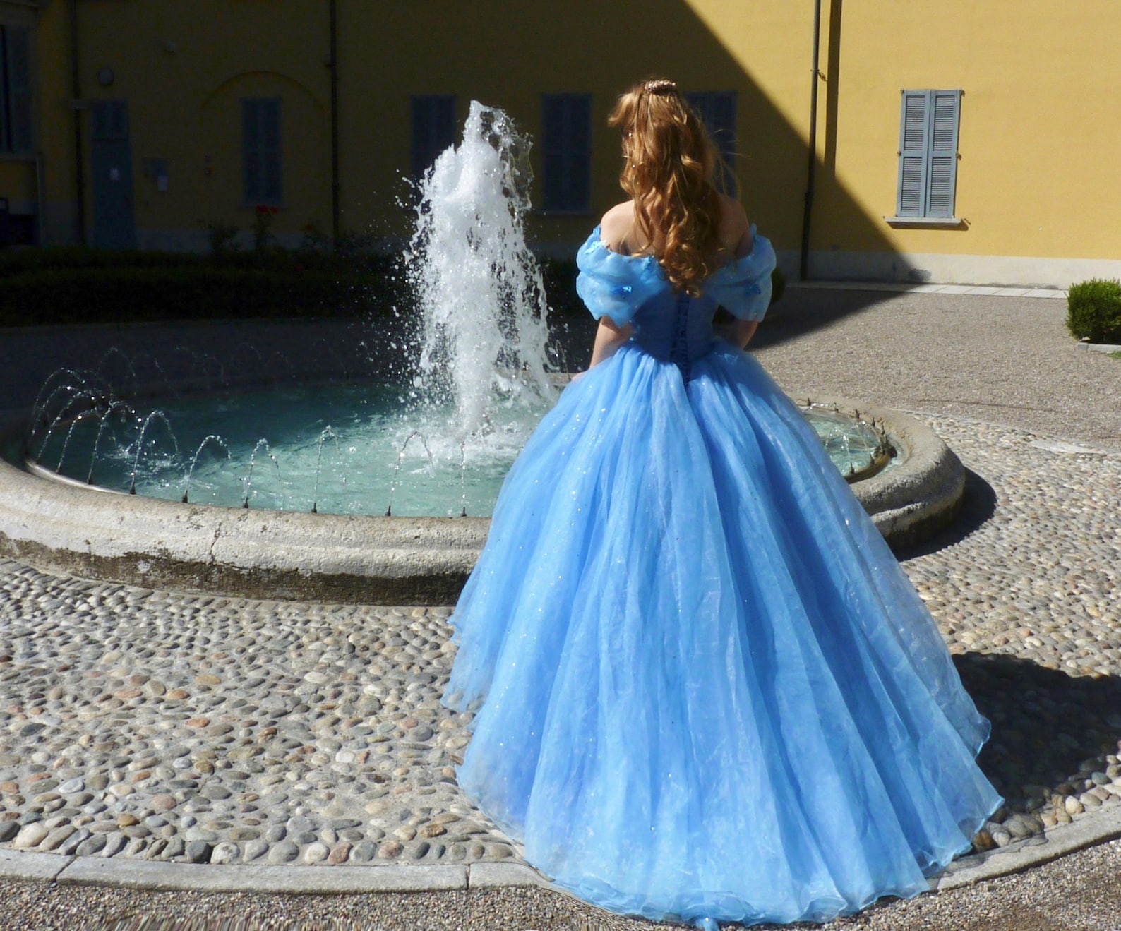 Cinderella Blue Ball Gown Halloween Costume Cosplay Princess Dress - Etsy