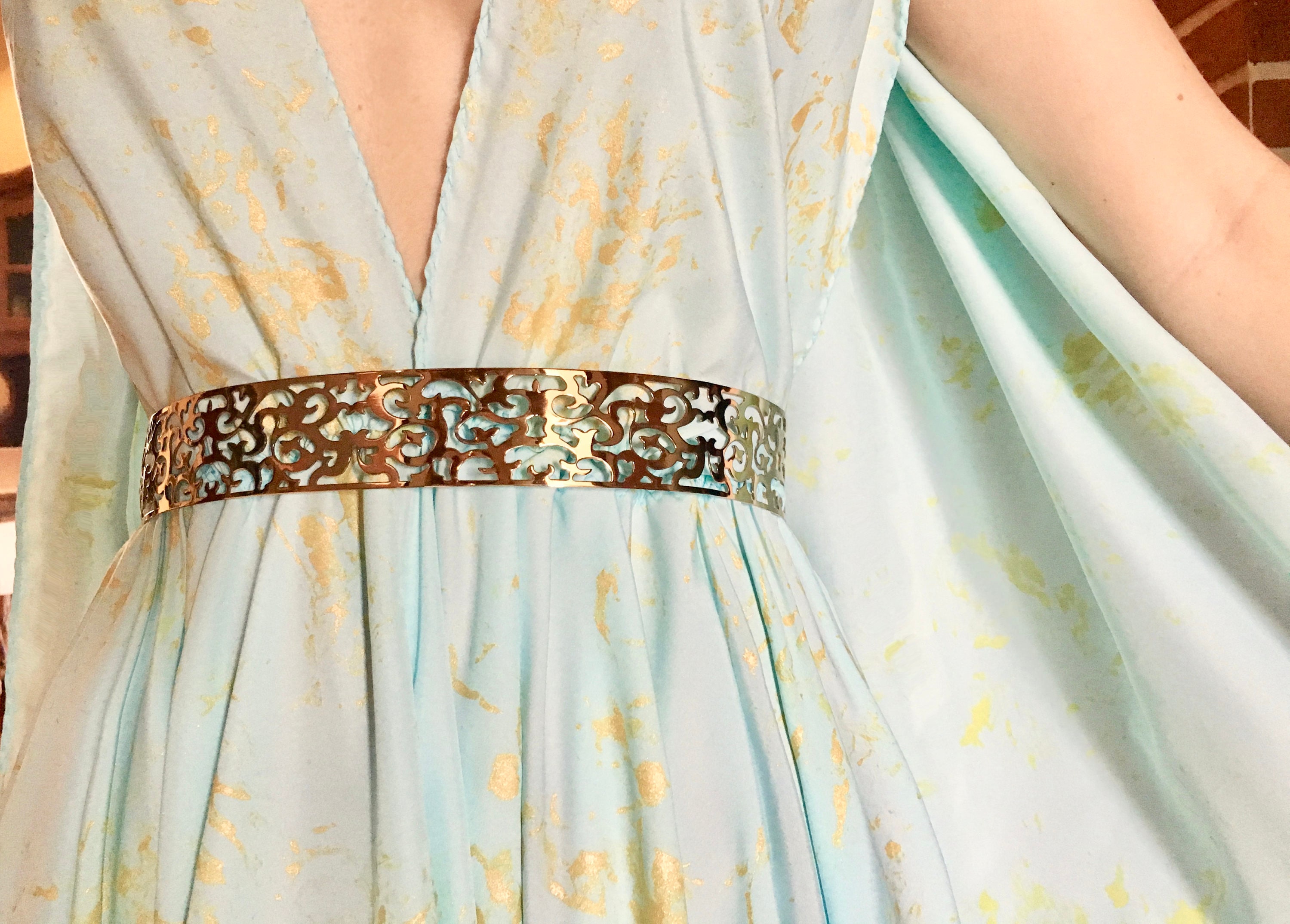 Daenerys Targaryen Blue Dress Qarth