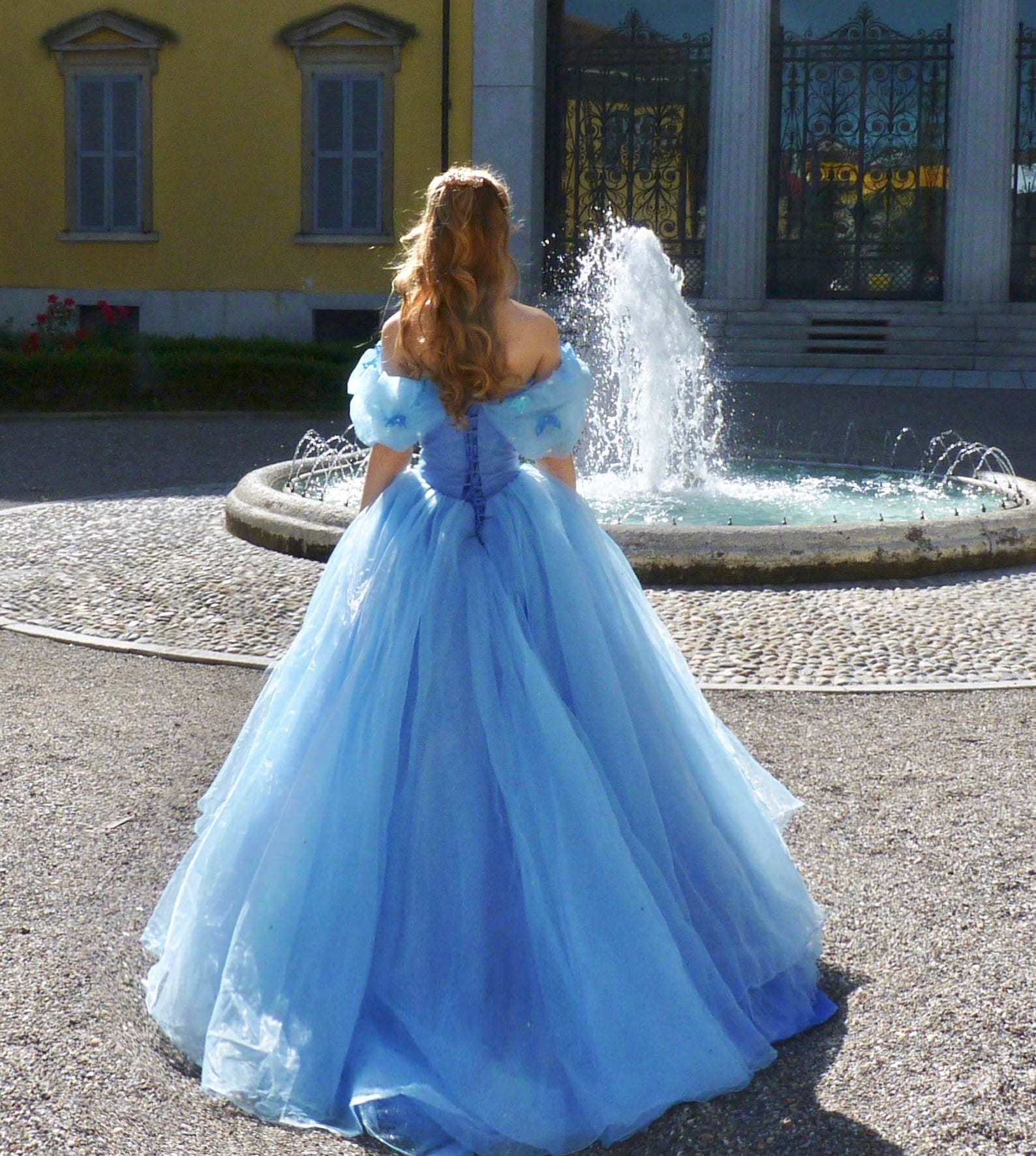 Cinderella Blue Ball Gown Halloween Costume Cosplay Princess Dress - Etsy