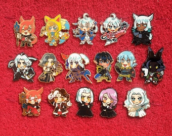 Final Fantasy XIV / FFXIV Endwalker - Elpis Trio - Hard Enamel Pin - Etsy