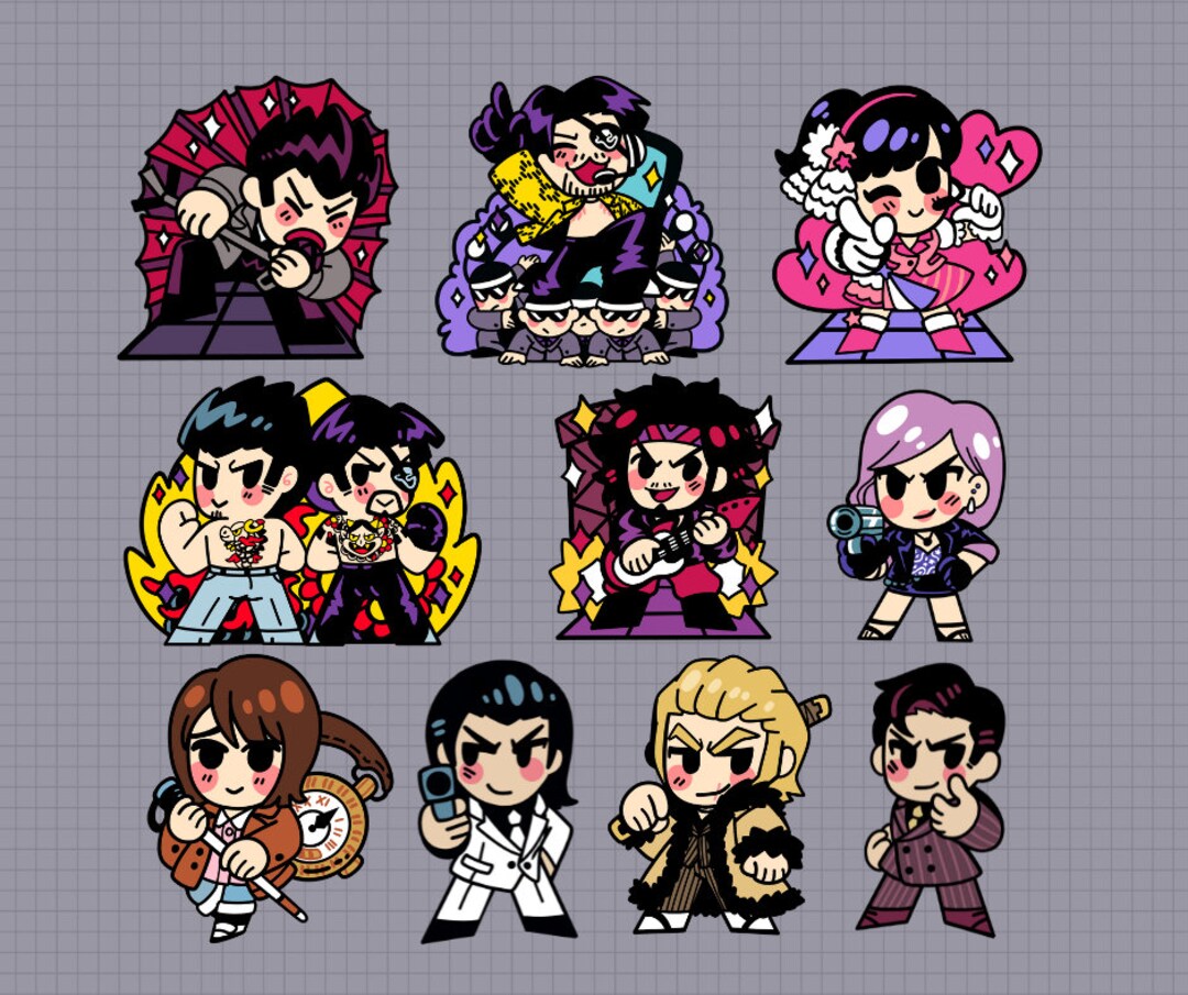 PREORDER: New Yakuza Enamel Pins SHIPPING FEBRUARY - Etsy UK