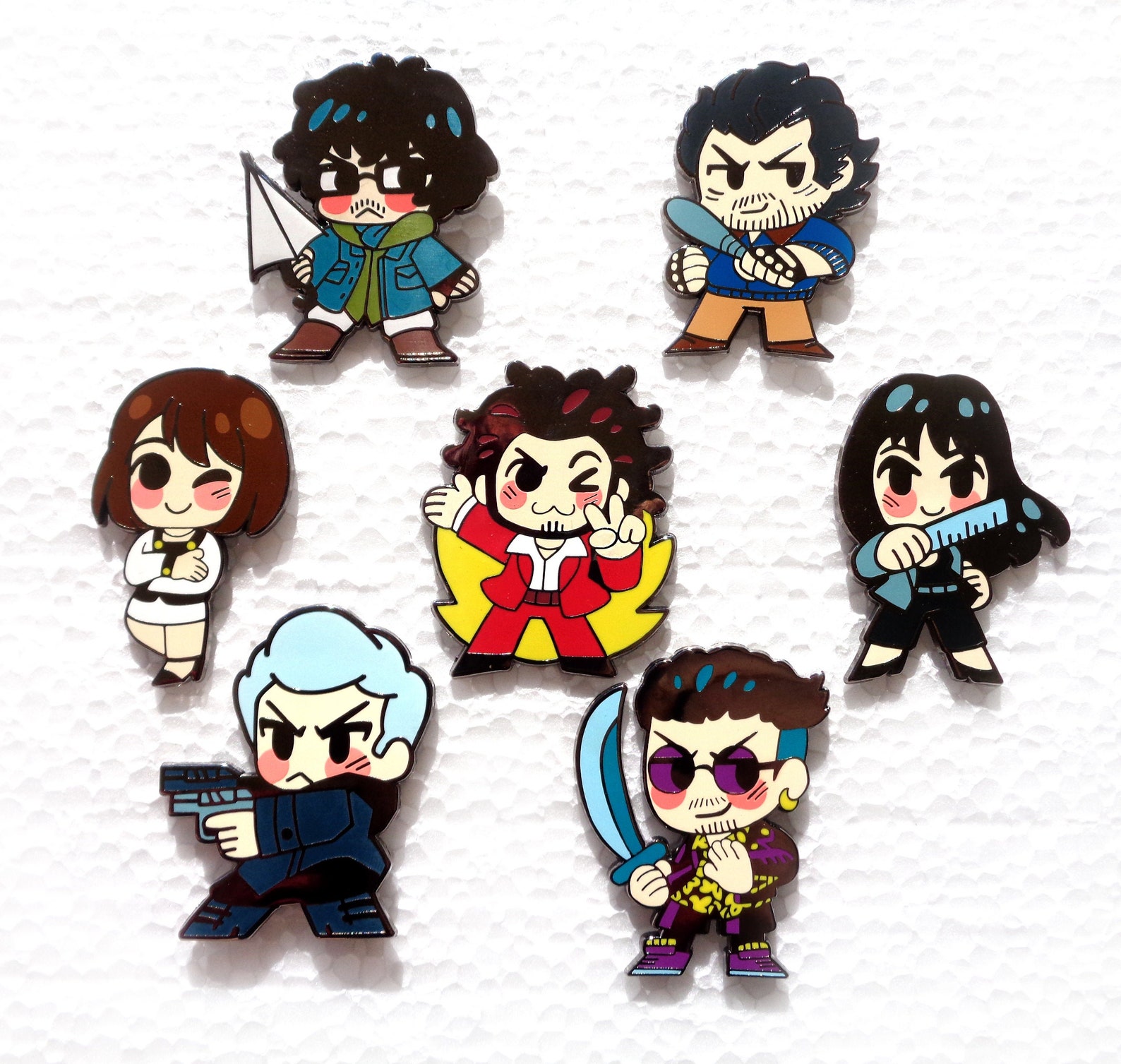 Yakuza Like a Dragon Enamel Pins - Etsy