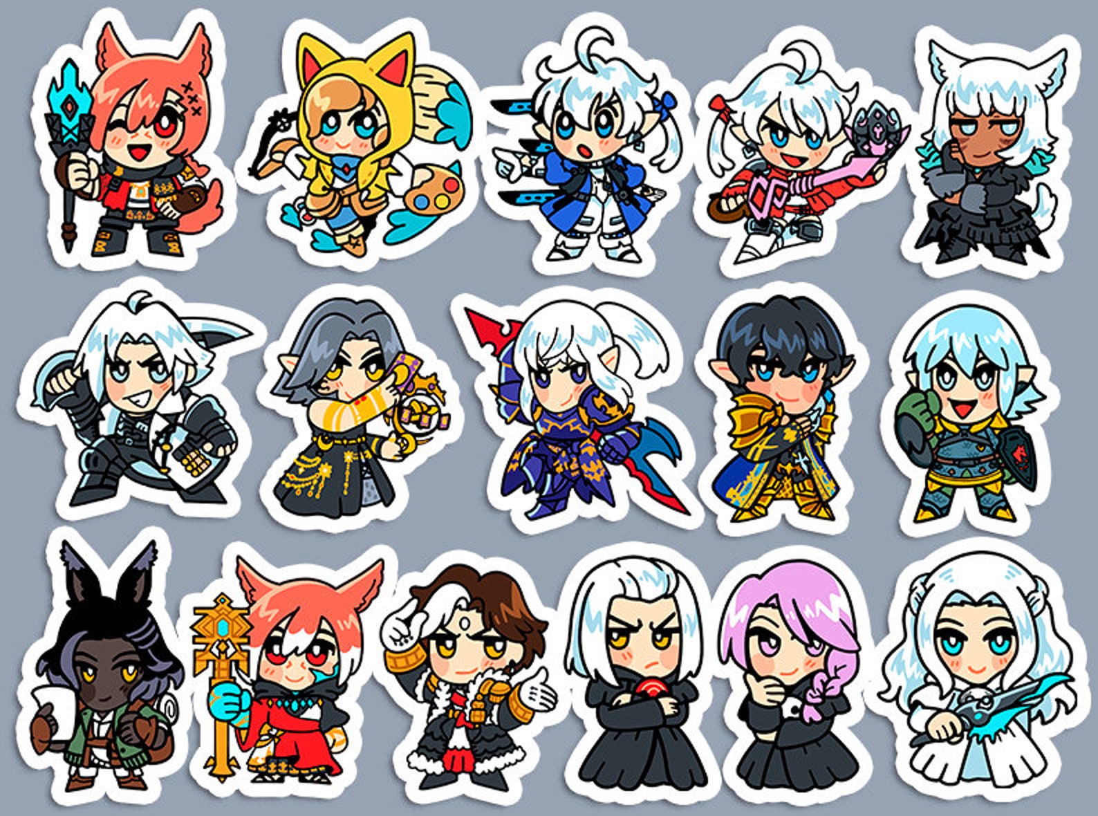 VINYL FFXIV Stickers - Etsy