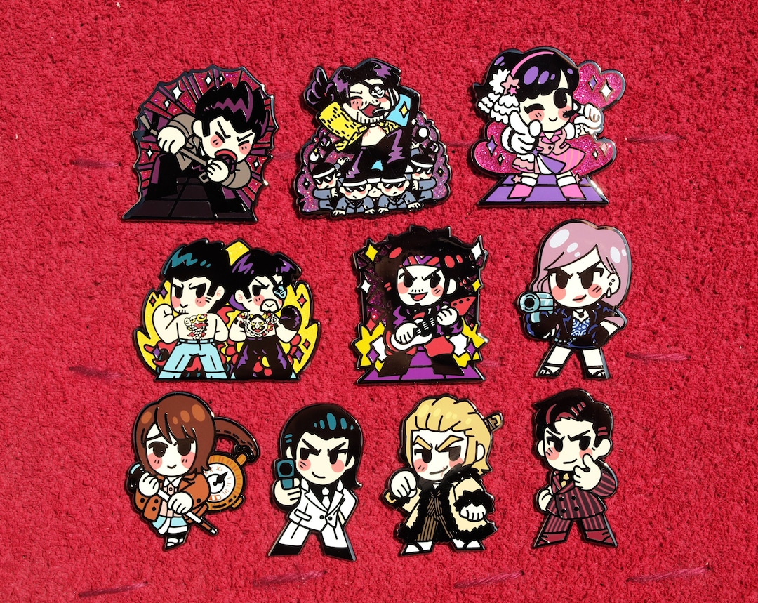 New Yakuza Enamel Pins - Etsy
