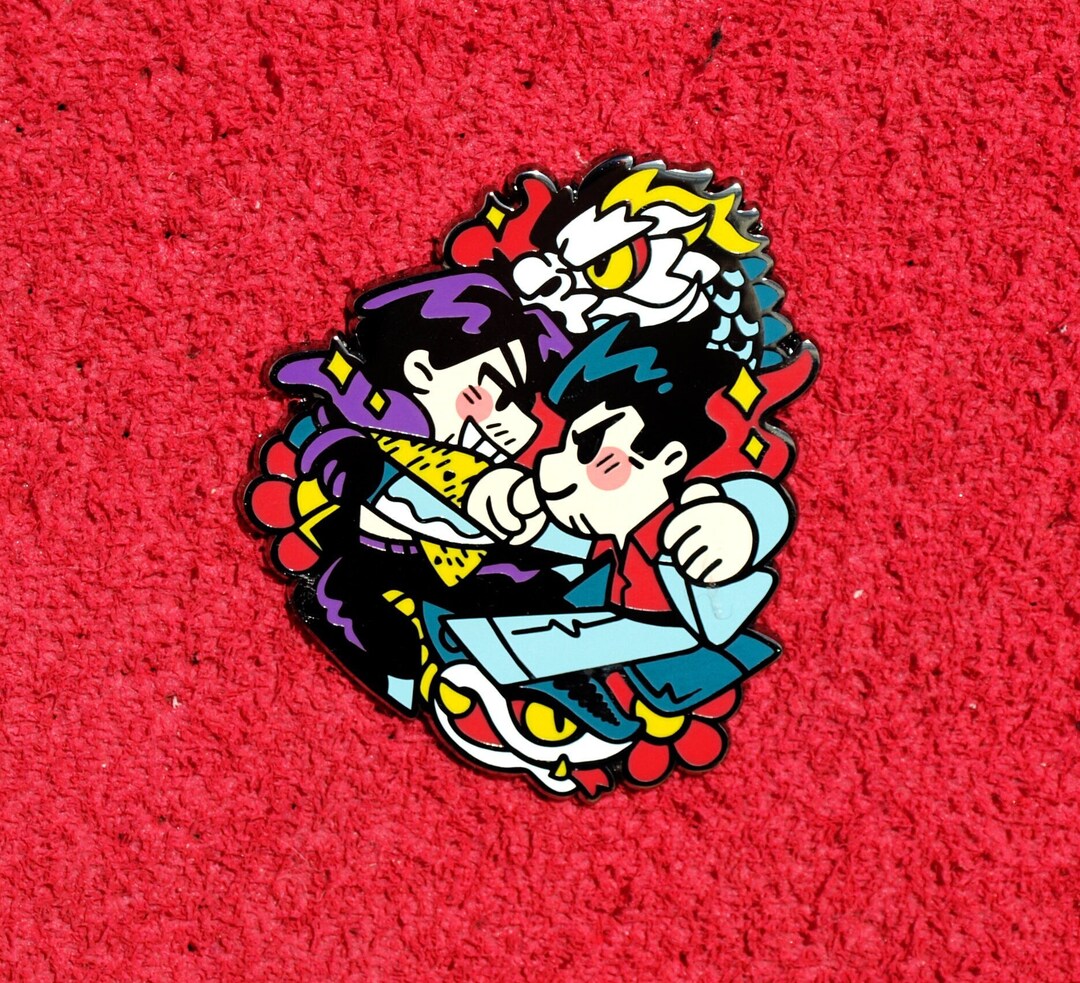 Kazumaji Yakuza Enamel Pin - Etsy