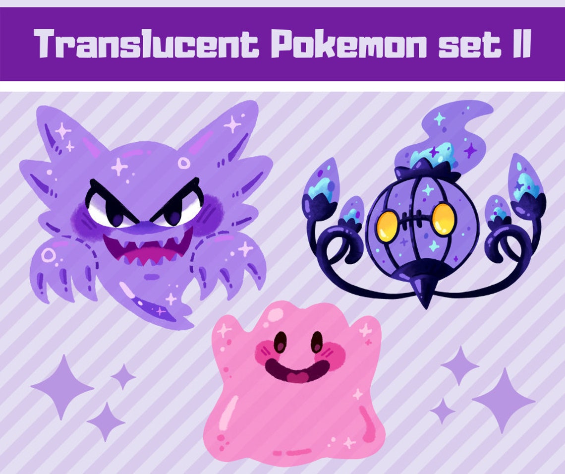 Pokemon Translucent Charms - Etsy