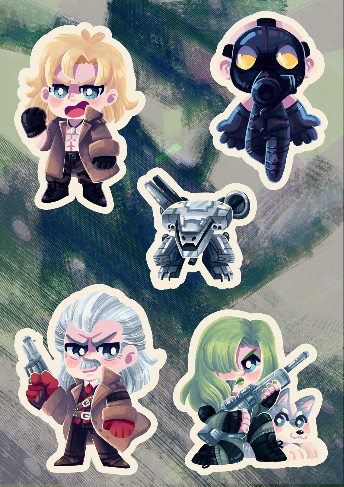 Metal Gear Solid Sticker Sheets - Etsy