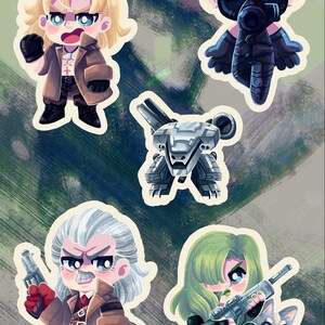 Metal Gear Solid Sticker Sheets - Etsy