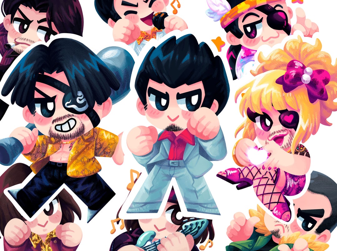 Vinyl Yakuza Stickers V2 - Etsy