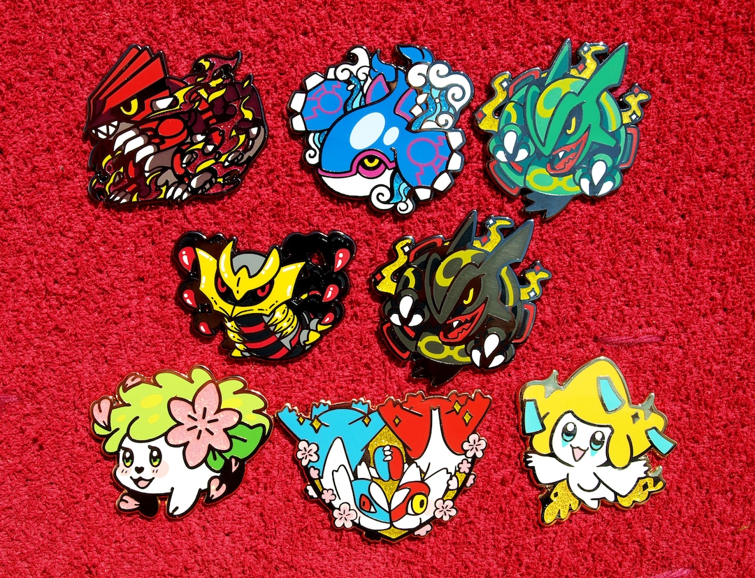 Pokemon Legendary Enamel Pins Set II - Etsy