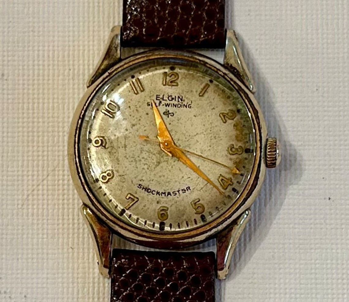 Elgin Shockmaster Wristwatch - Etsy
