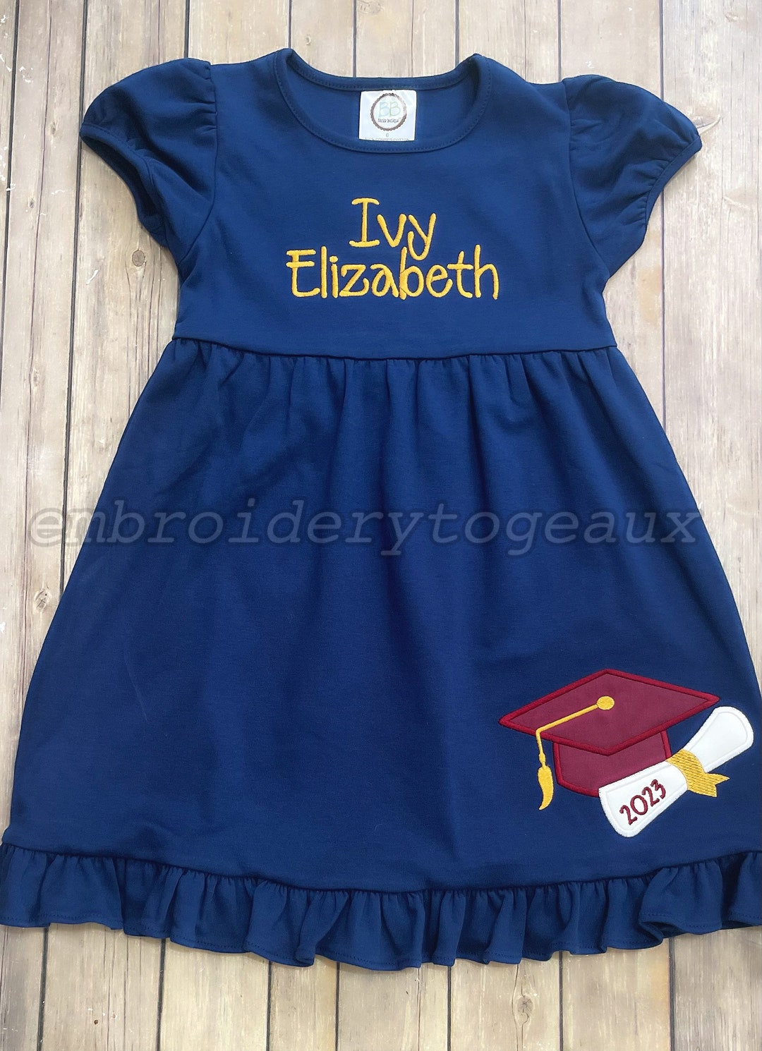 Girls Graduation Dress Kindergarten Graduation Dress Pre-k - Etsy
