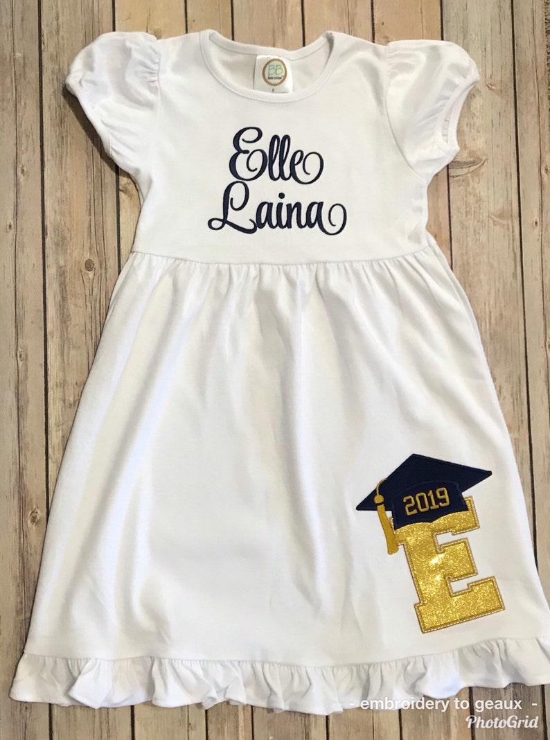 Kindergarten Graduation Dress Girls Graduation Dress Toddler - Etsy