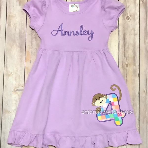 Monkey Dress - Etsy