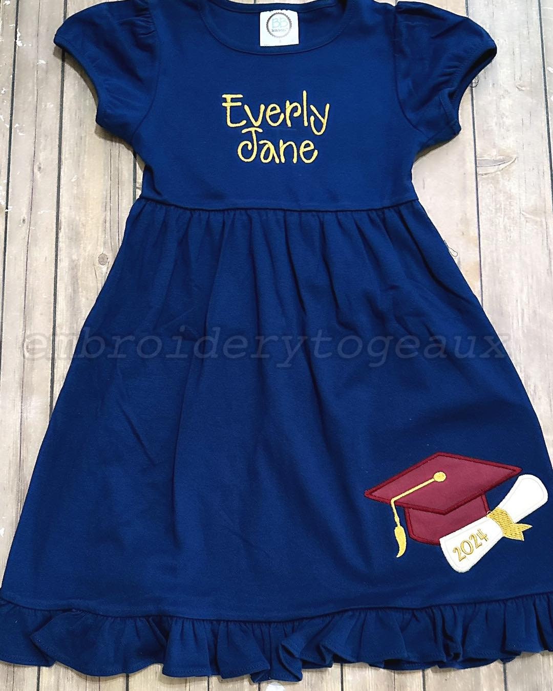 Girls Graduation Dress, Kindergarten Graduation Dress, Pre-k Graduation ...