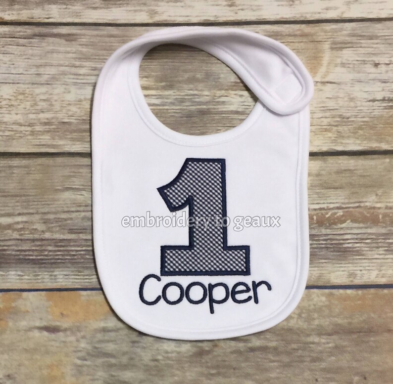 First Birthday Bib Personalized Birthday Bib Cake Smash Bib - Etsy