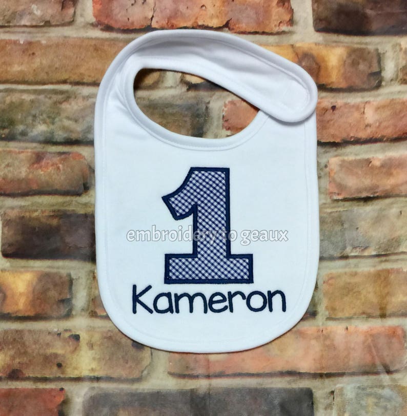 First Birthday Bib Personalized Birthday Bib Cake Smash Bib - Etsy