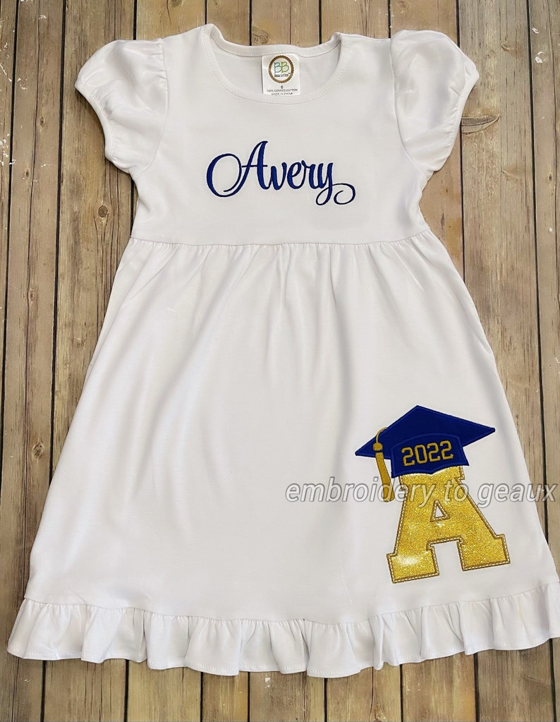 Kindergarten Graduation Dress Girls Graduation Dress Toddler - Etsy