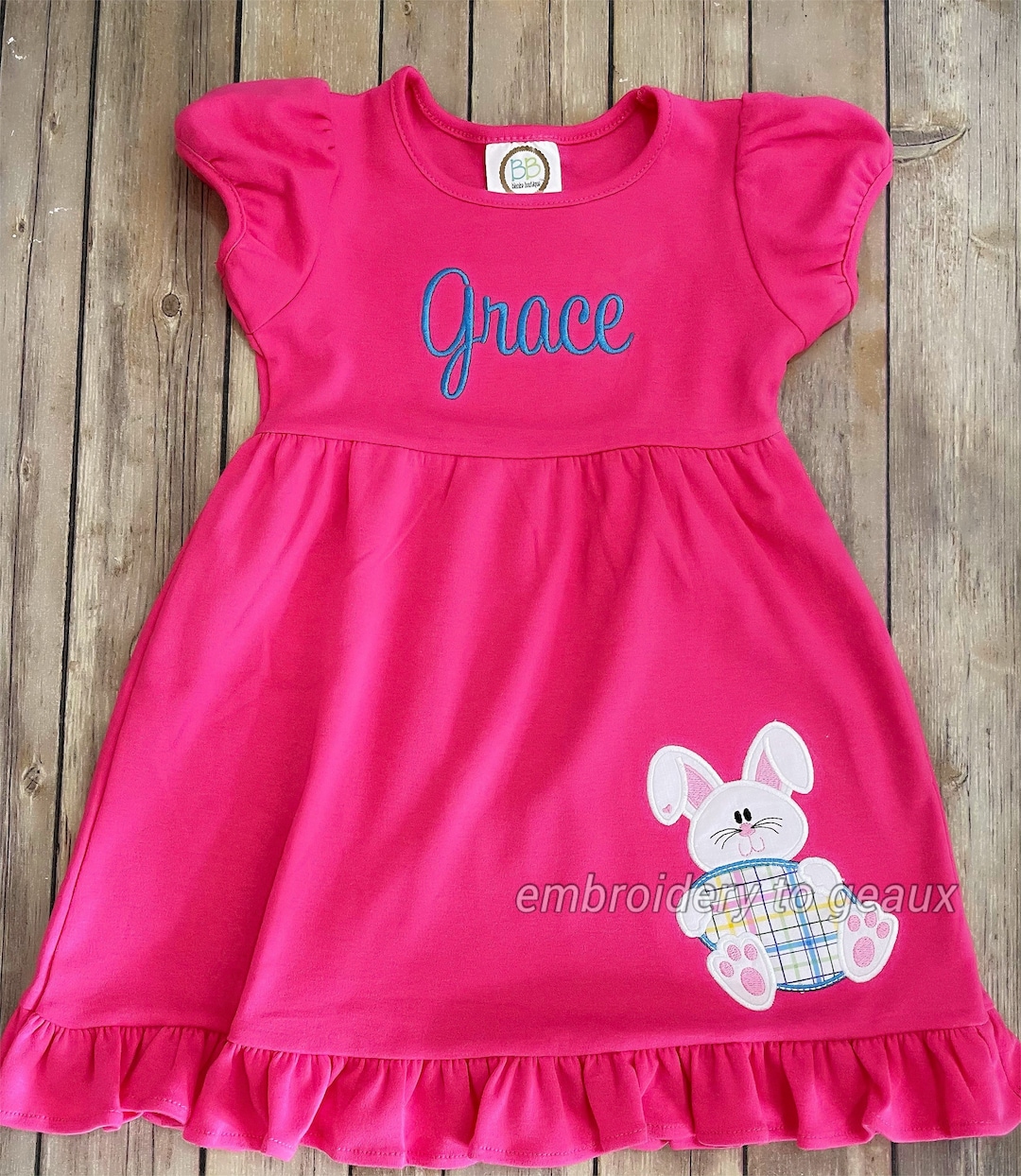 Easter Dress, Girls Easter Outfit, Easter Bunny Dress, Easter Bunny ...
