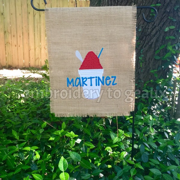 Burlap Garden Flag - Etsy