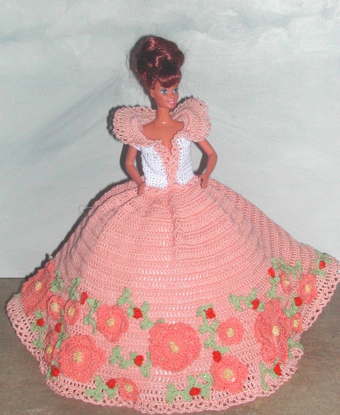Crochet Fashion Doll Barbie Pattern 509 PRECIOUS IN PEACH - Etsy