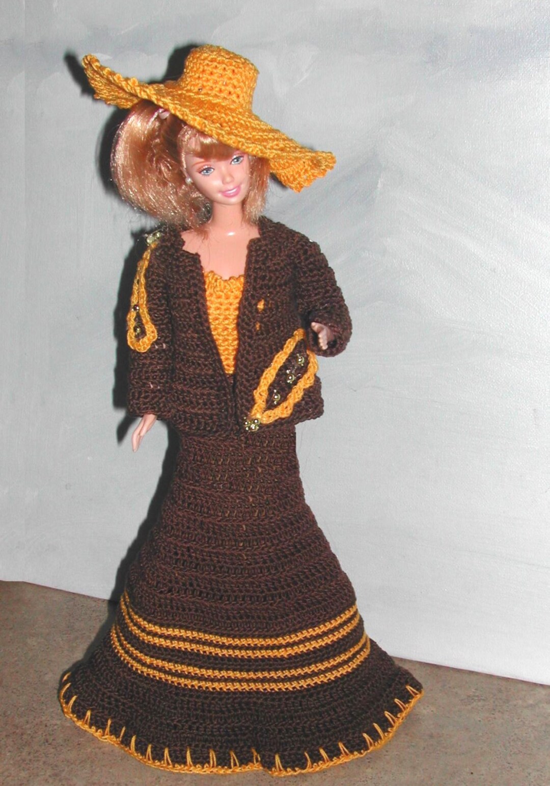 Barbie Crochet Patterns Crochet Collector Costumes Barbie Doll Crochet ...