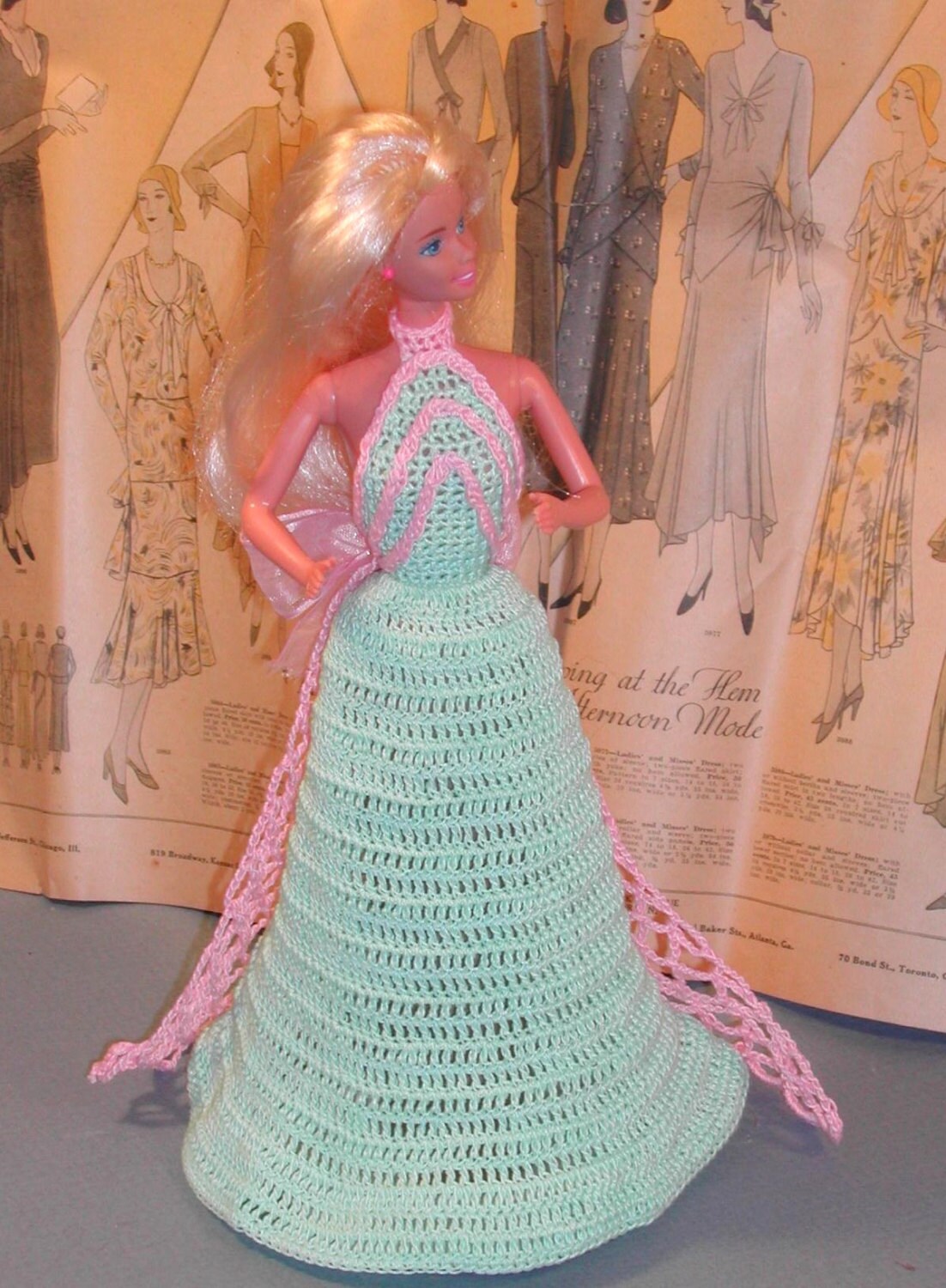 Crochet Fashion Doll Barbie Pattern 116 CLASSIC 1 - Etsy