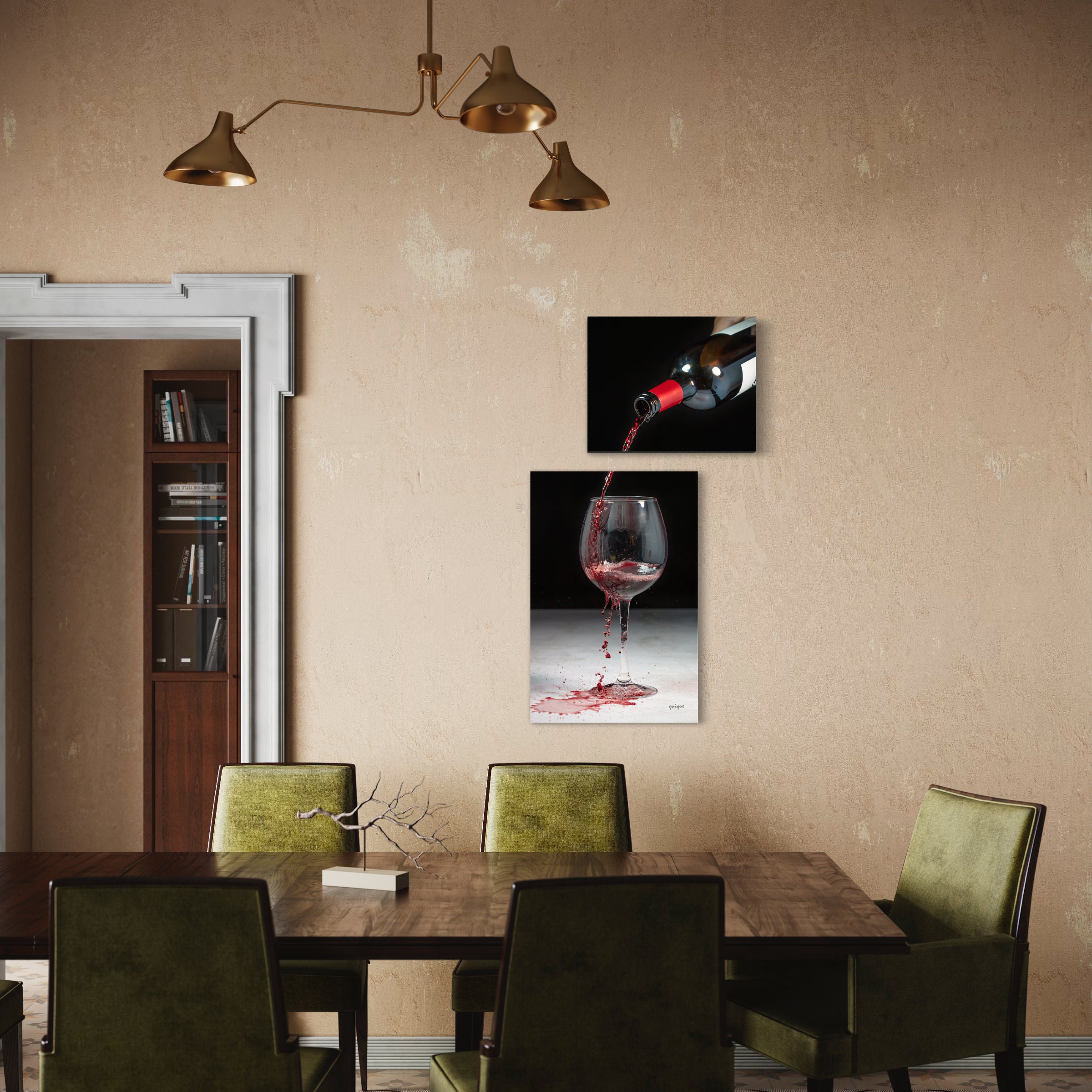 Wine Wall Decoration, Artful Wine Print, Wine Person Gift, Wine Wall ...