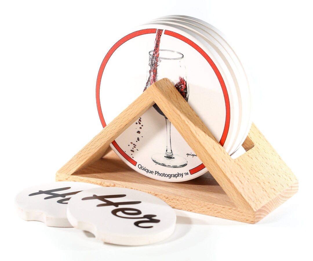 Cool Coasters With Holder, Concrete Coasters. Absorbent Coasters. Car ...