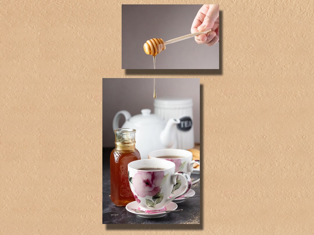 Tea Lover Gift Photo Collage for Her, Tea Station Decor, Aluminum Print ...