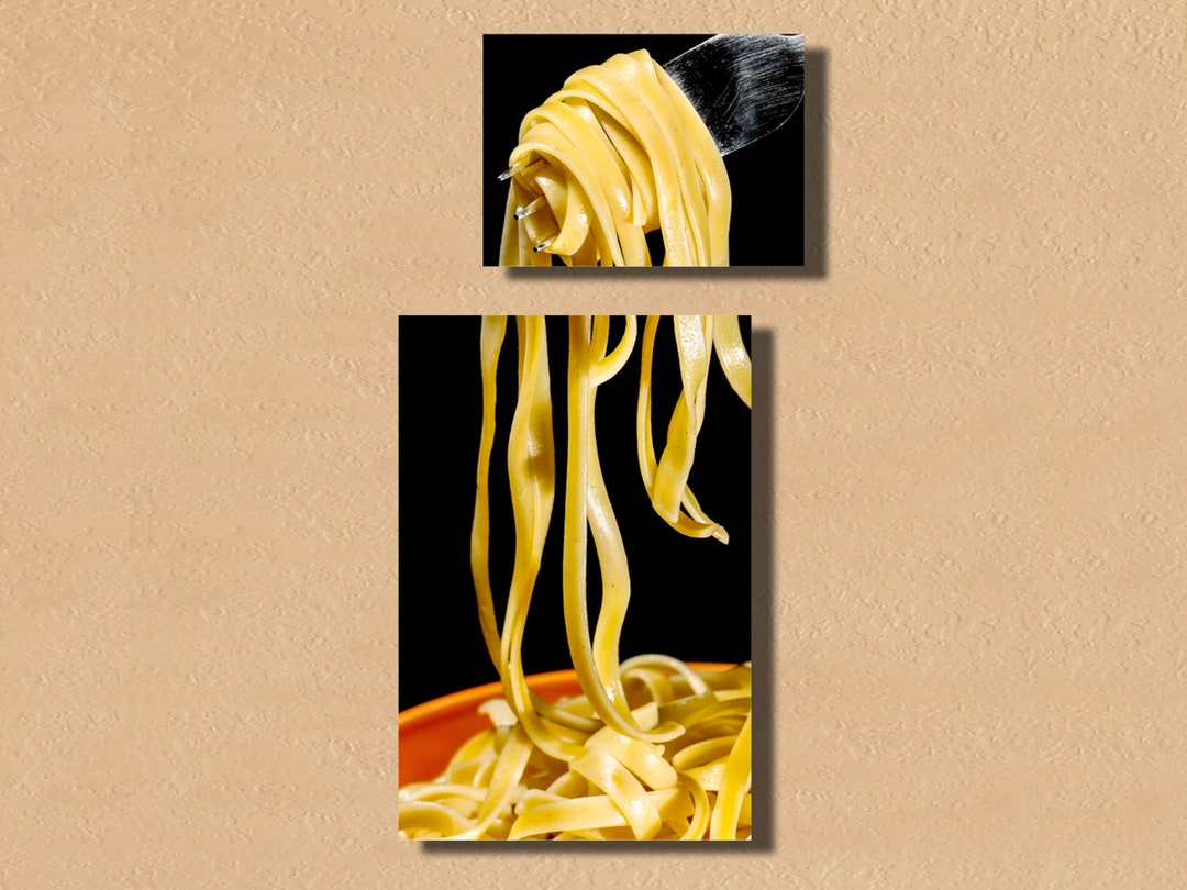 Italian Pasta Decor Photo Collage on Metal for Dining Room Wall Art - Etsy