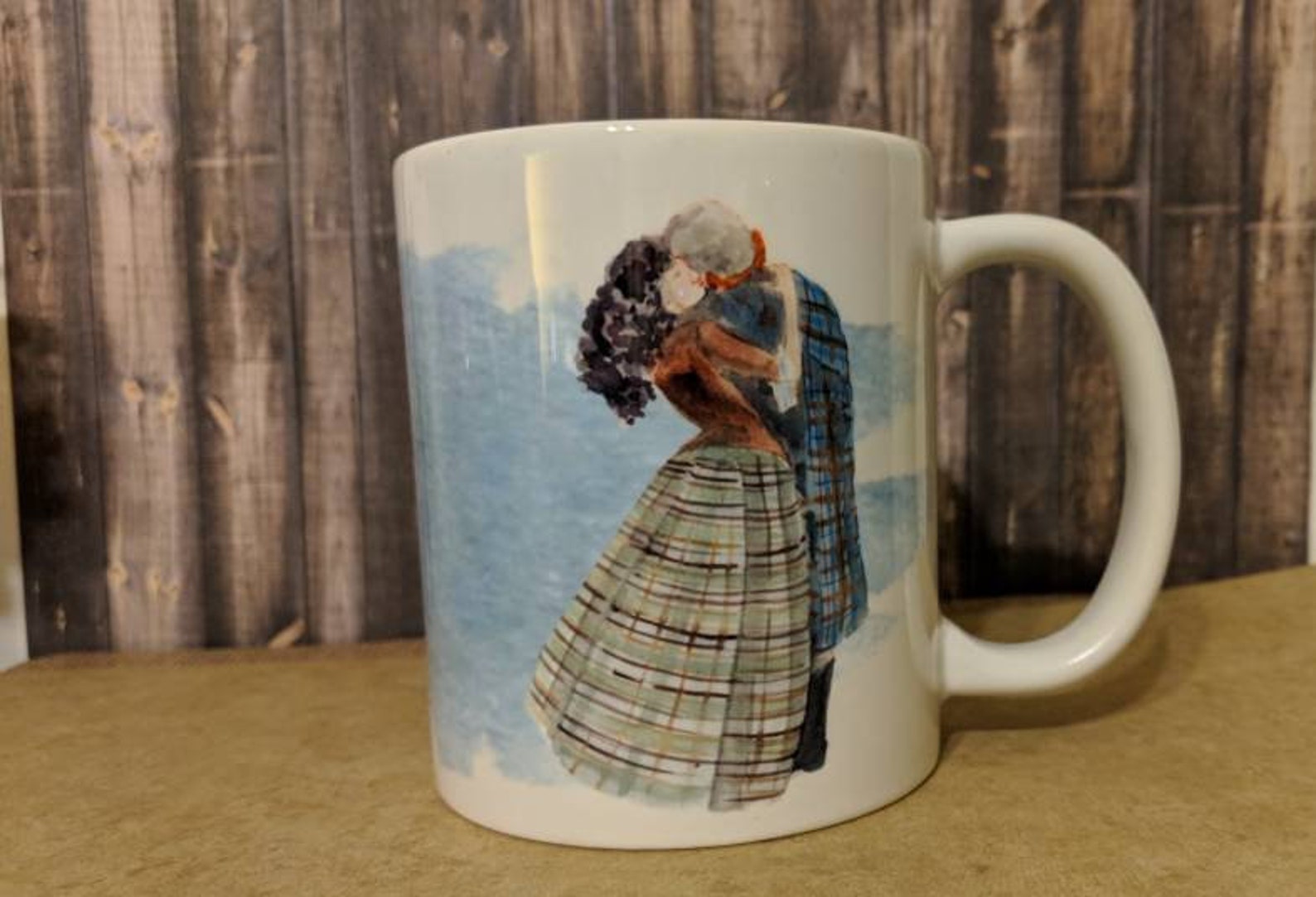 Outlander Mug Jamie and Claire Mug Coffee Mug Mo Ghraidh - Etsy