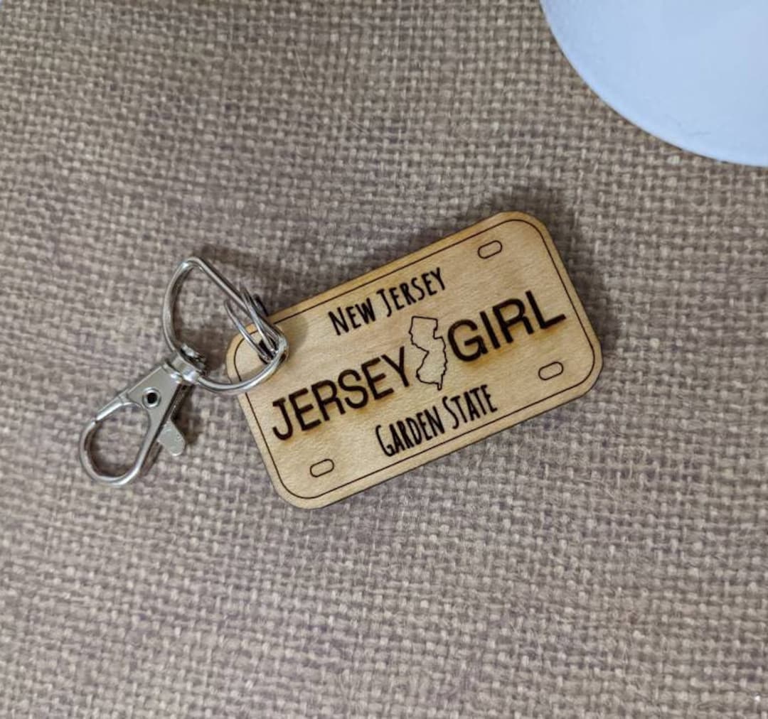 Jersey Girl Keychain, New Jersey Key Chain, Jersey Girls - Etsy