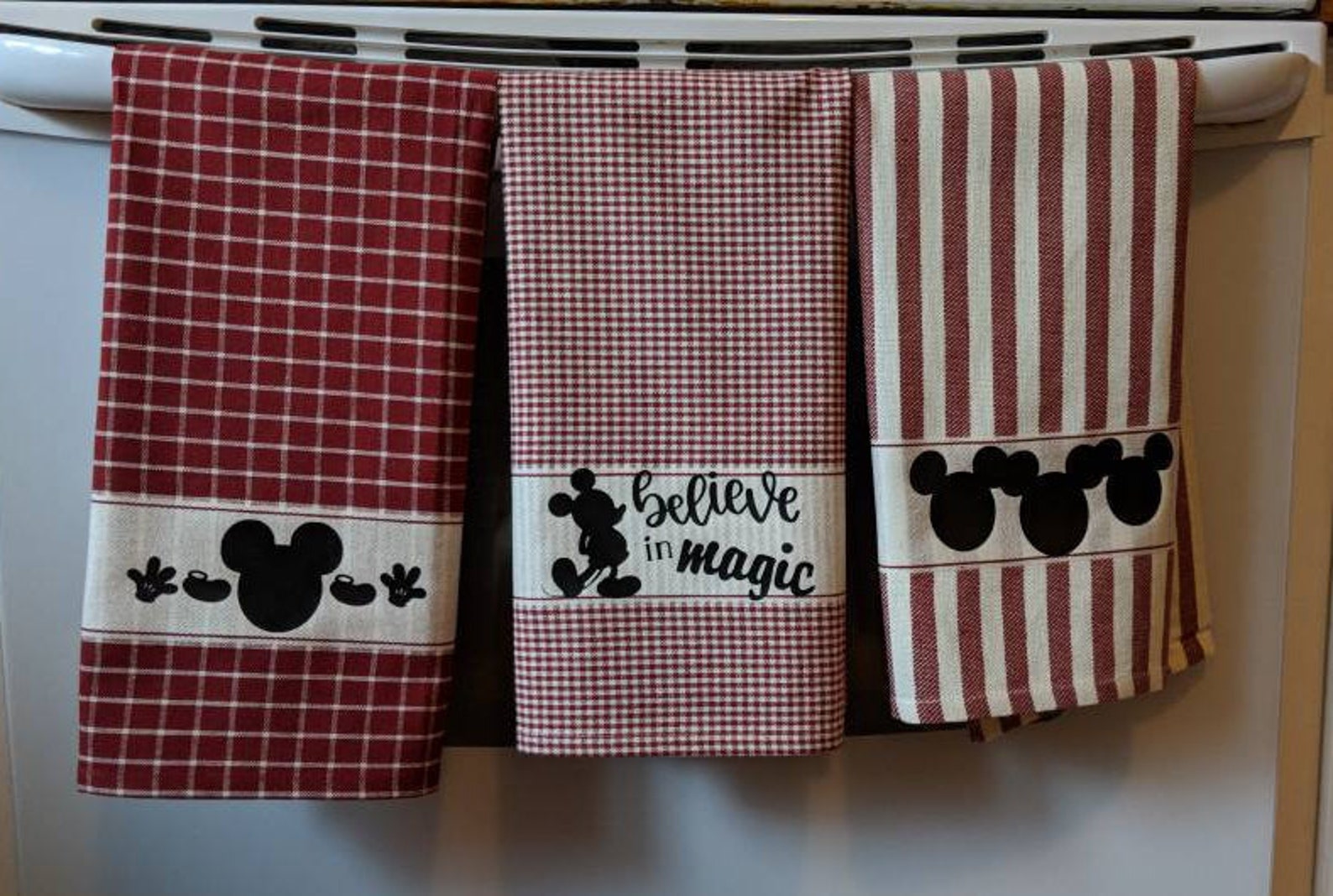 Mickey Mouse Decorative Towel Set - Believe in Magic - Etsy
