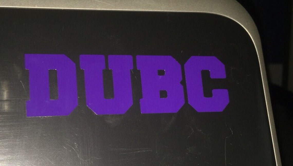 West Chester University dubc Decal - Etsy