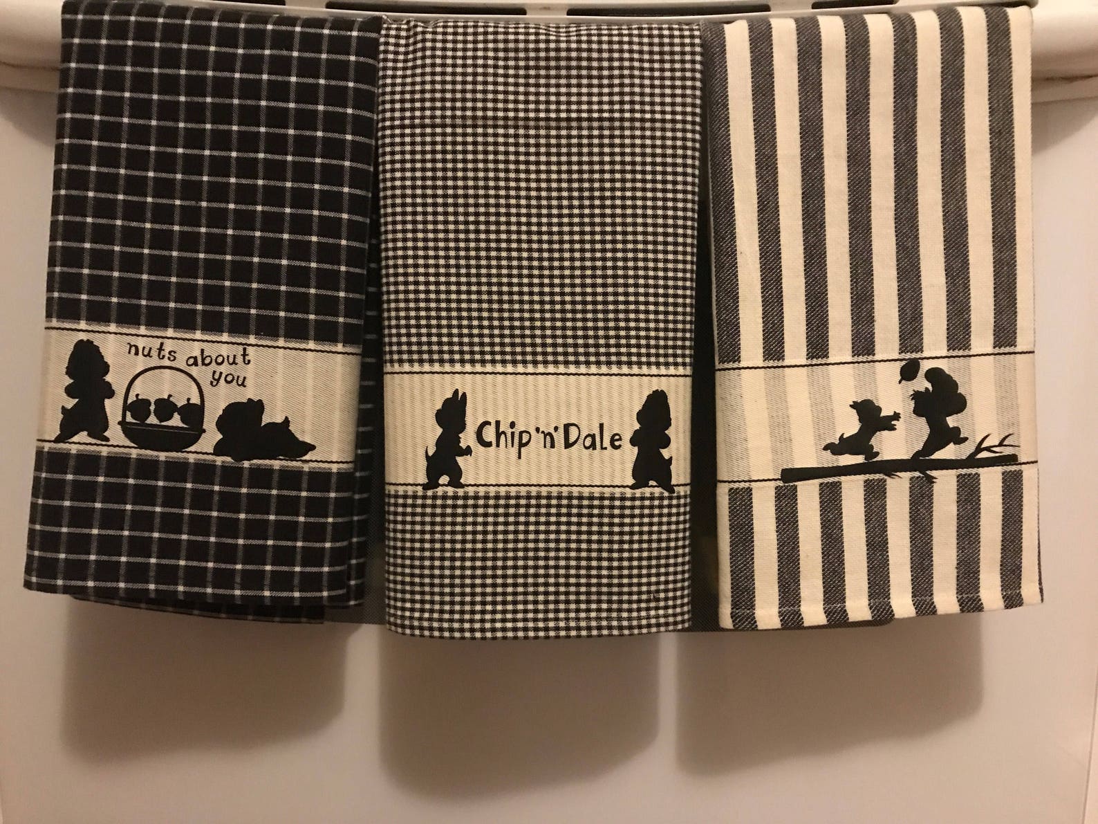 Chip N Dale Decorative Kitchen Towel Set - Etsy
