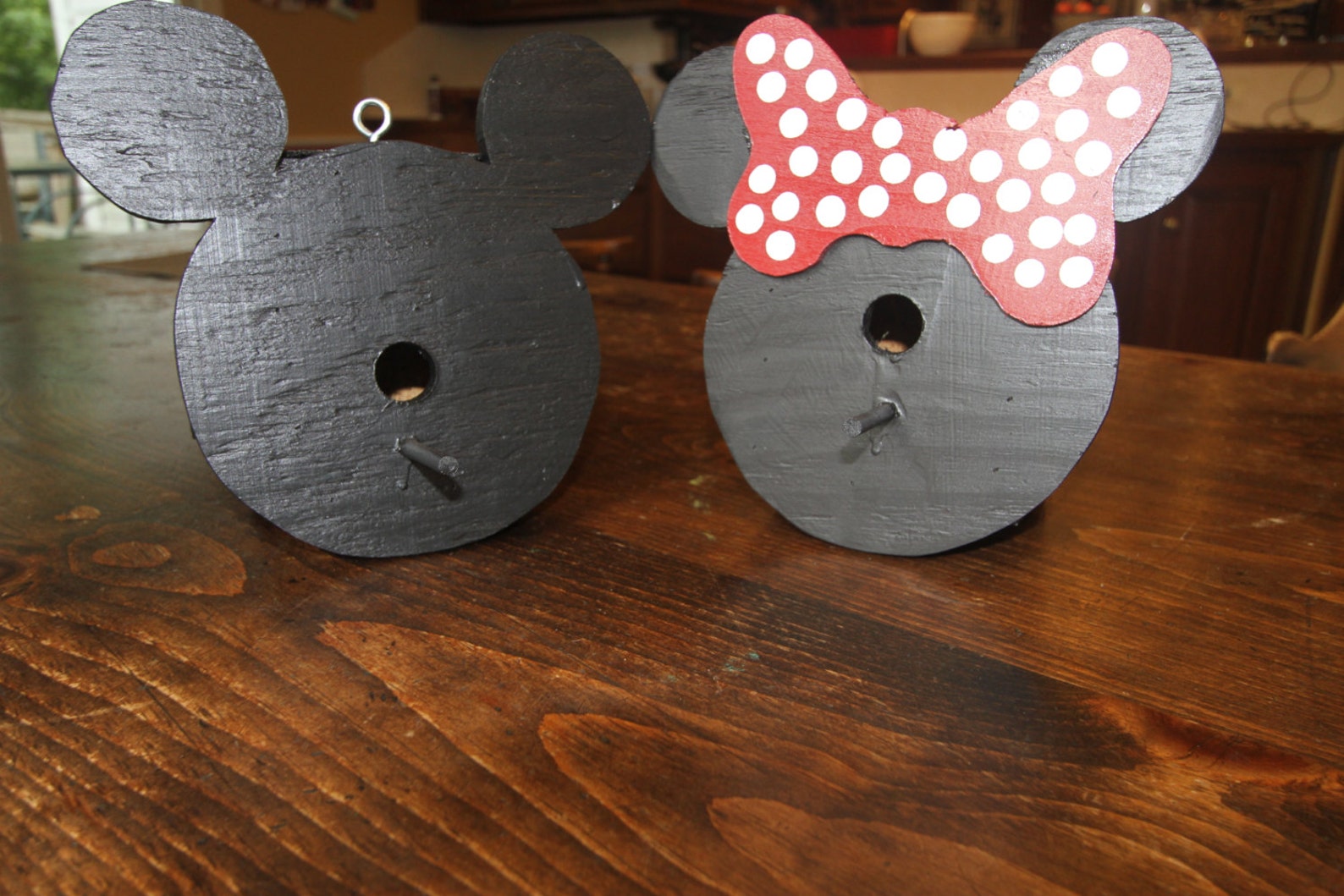 Mickey Mouse Birdhouse Outdoor, Disney Birdhouse, Rustic Birdhouse ...